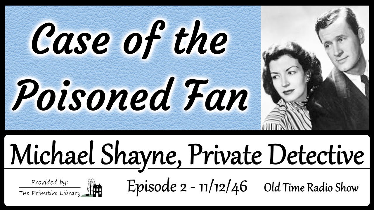 Michael Shayne Private Detective Case of the Poisoned Fan Mystery Old ...