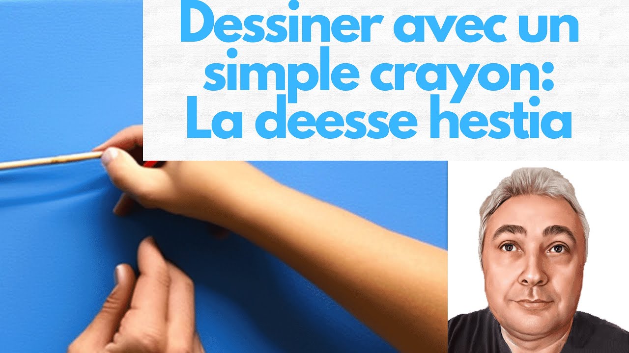 dessiner avec un simple crayon HB - la déesse Hestia - YouTube