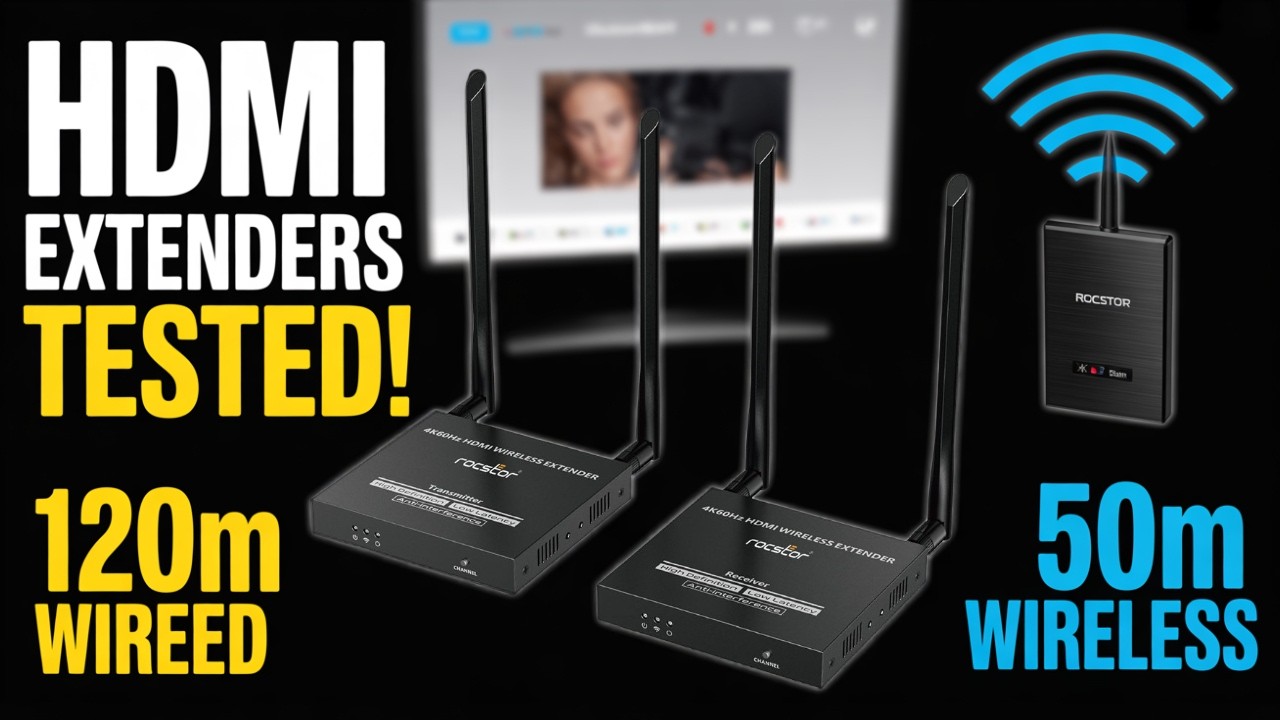 Testing a Wireless KVM HDMI Extender (Keyboard, Video & Mouse over 200m ...