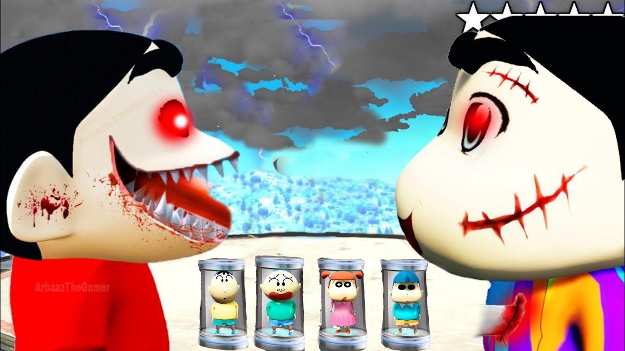 Good Shinchan Vs Evil Shinchan In GTA 5 | ArbaazTheGamer - YouTube