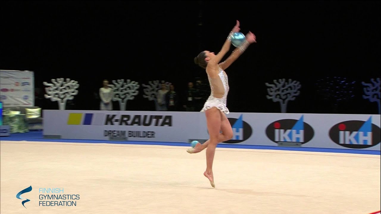 Rivkin Neta Ball - Rhythmic Gymnastics World Cup 2016 Espoo - YouTube