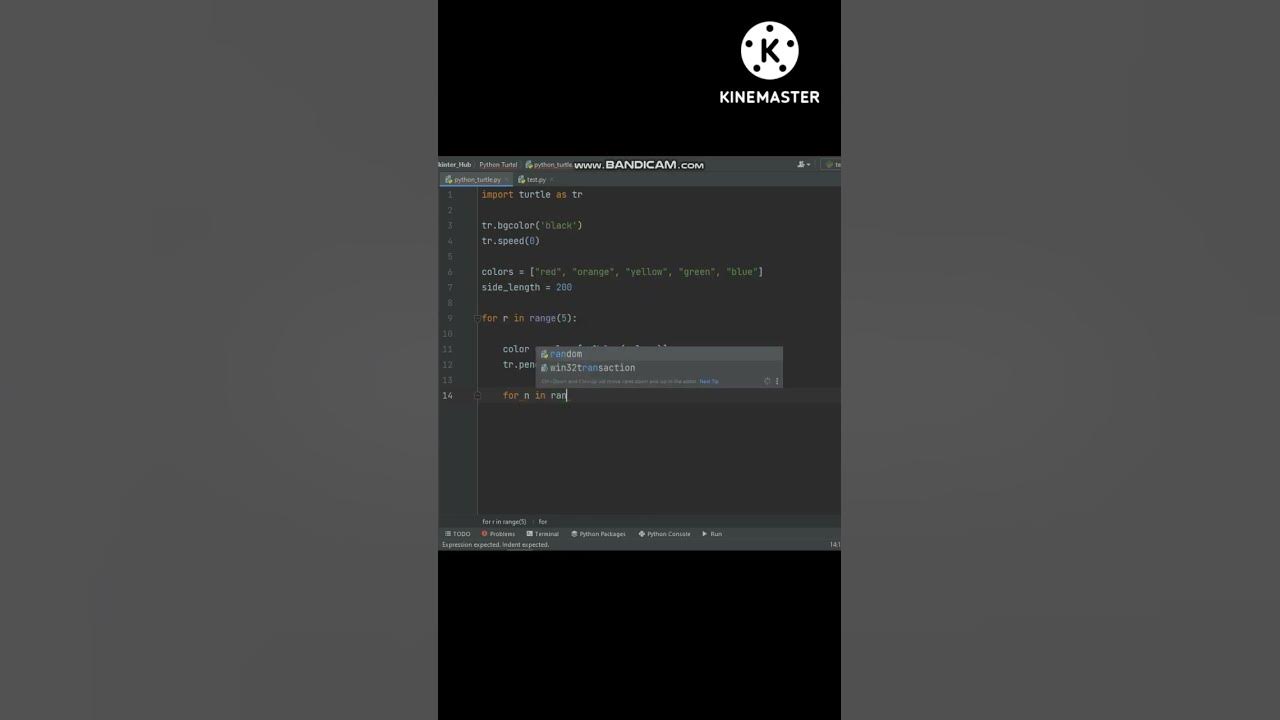 Star Animation In Python Turtle Pythonturtle Python Tkinterhub Youtube