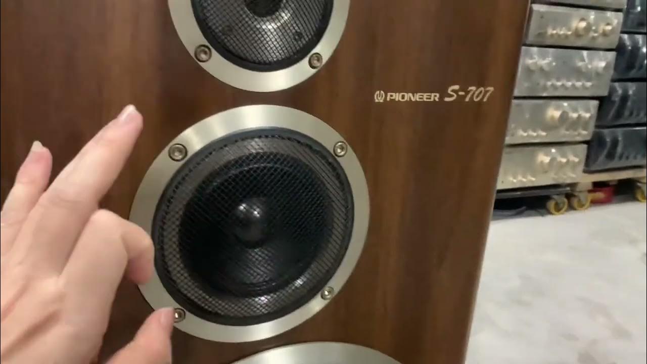 1/10 loa pioneer S-707 kết hợp âm ly sansui 607kx 🤙 Ae lh : 0936404639 - YouTube