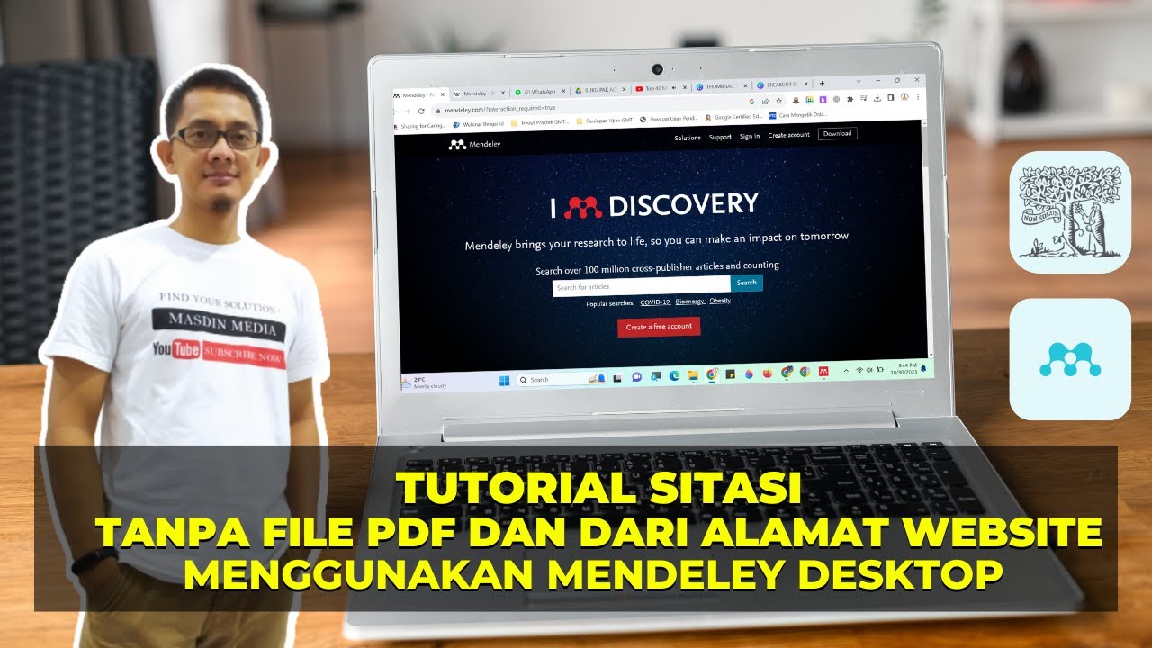 Tutorial Sitasi Tanpa File PDF dan Dari Alamat Website Menggunakan ...