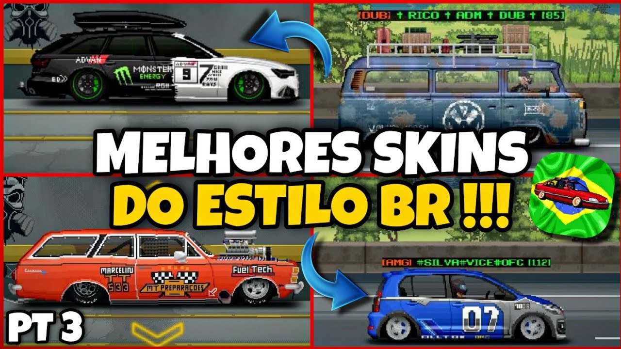 MELHORES SKINS DOS INSCRITOS NO ESTILO BR - PT 3 - YouTube