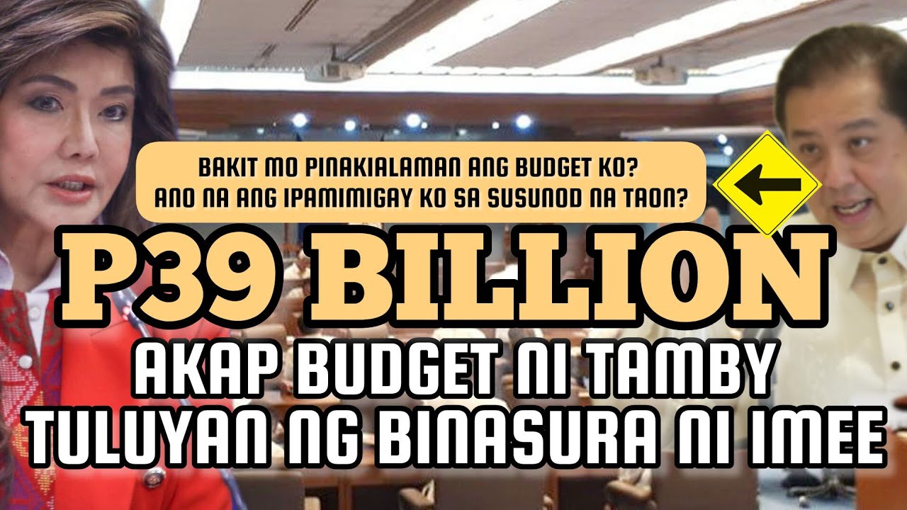 P39 BILLION AKAP BUDGET NI SPEAKER ROMUALDEZ TULUYAN NG BINASURA NI SEN ...