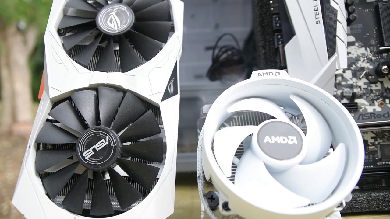 COMPUTER BUILD WHITE PC GAMING RIG - YouTube