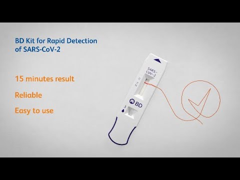 BD Kit for rapid detection of SARS-CoV-2 - YouTube