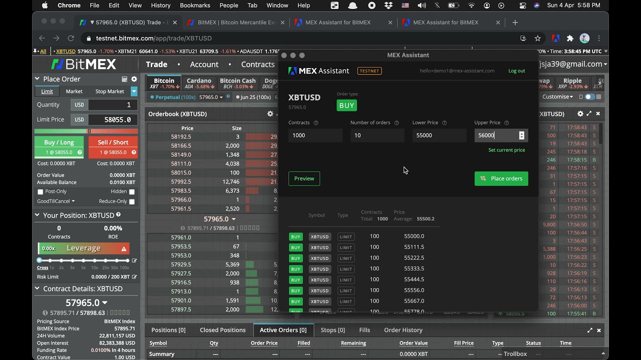 How to use MEX Assistant for BitMEX - YouTube