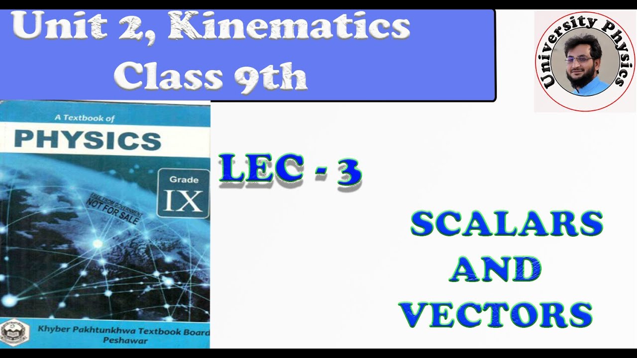 Scalars and vectors |Representation of vectors | class 9 - YouTube