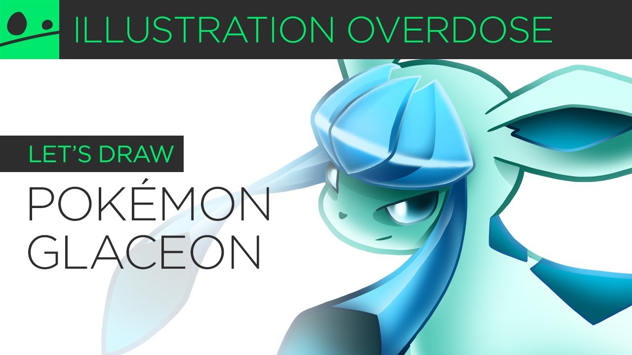 Let's Draw Pokemon 471 - Glaceon - YouTube