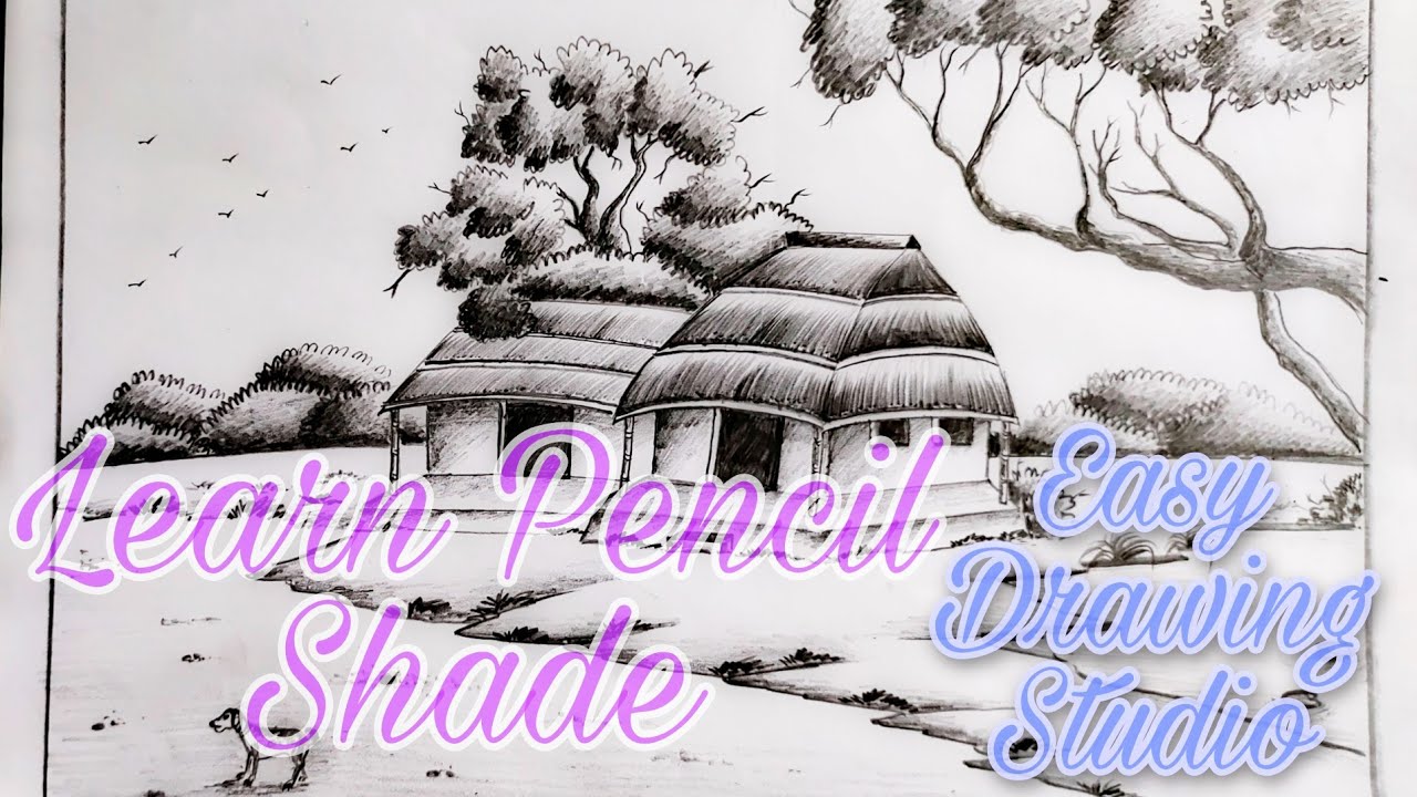 Learn How to Shade with Pencil//Easy Pencil Shade Drawing//Pencil ...