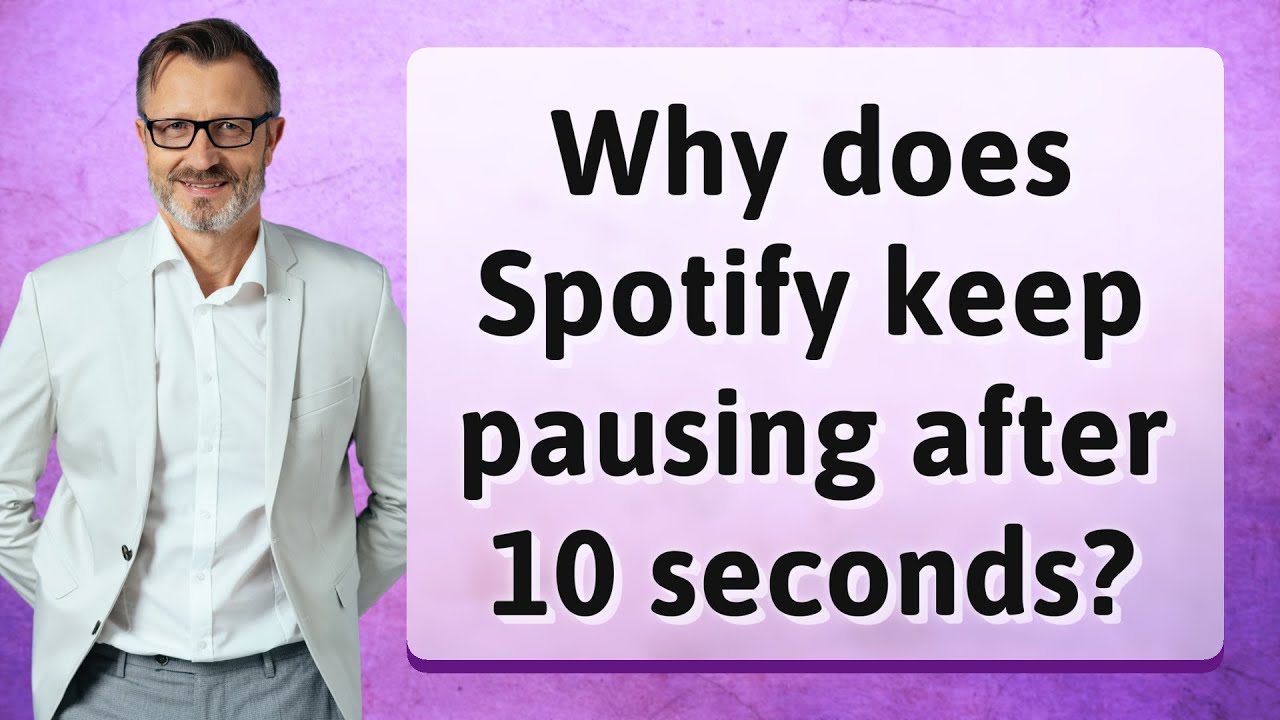 Why does Spotify keep pausing after 10 seconds? - YouTube