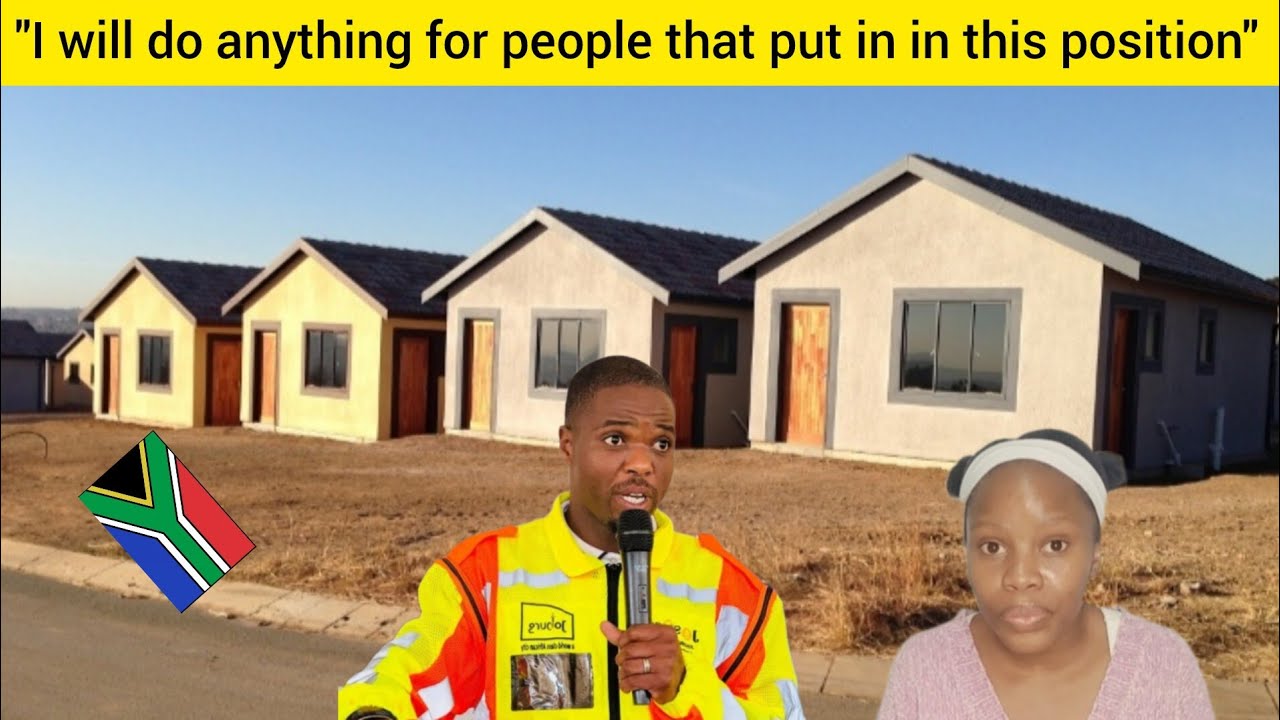 Watch as the MMC of IFP Mr Mlungisi Mabaso is allocating RDP houses to ...