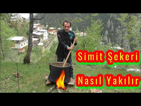 SİMİT ŞEKERİ NASIL YAKILIR   Simit Tarifleri SİMİT PEKMEZİ YAPIMI