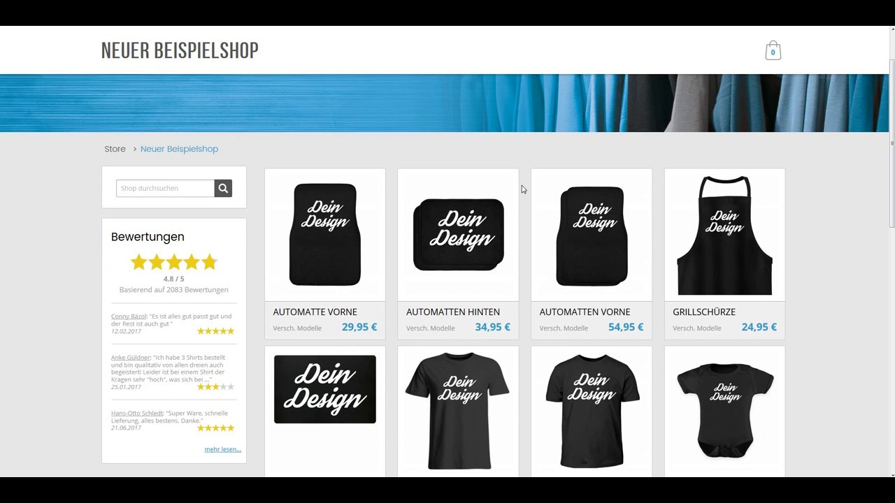 Shirtee Tutorial - Wie erstelle ich meinen eigenen Shop? - YouTube