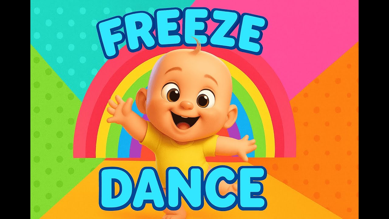 “Freeze Dance 🕺💃 | Fun Movement Song for Kids | Happy Sprouts Rhymes ...
