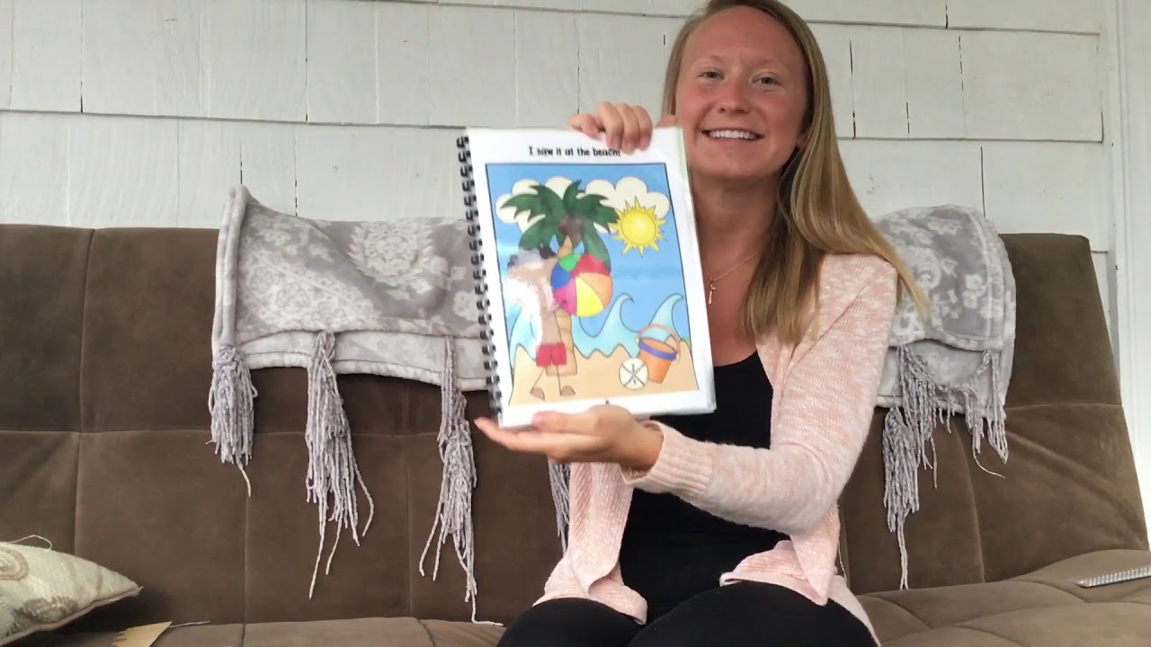 I Saw It At the Beach - Read and match with Miss Sarah - YouTube