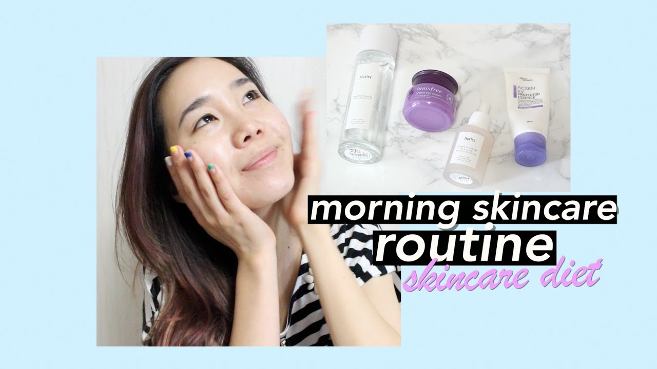 🌵My Updated Morning Routine: Skincare Diet☀️ - YouTube