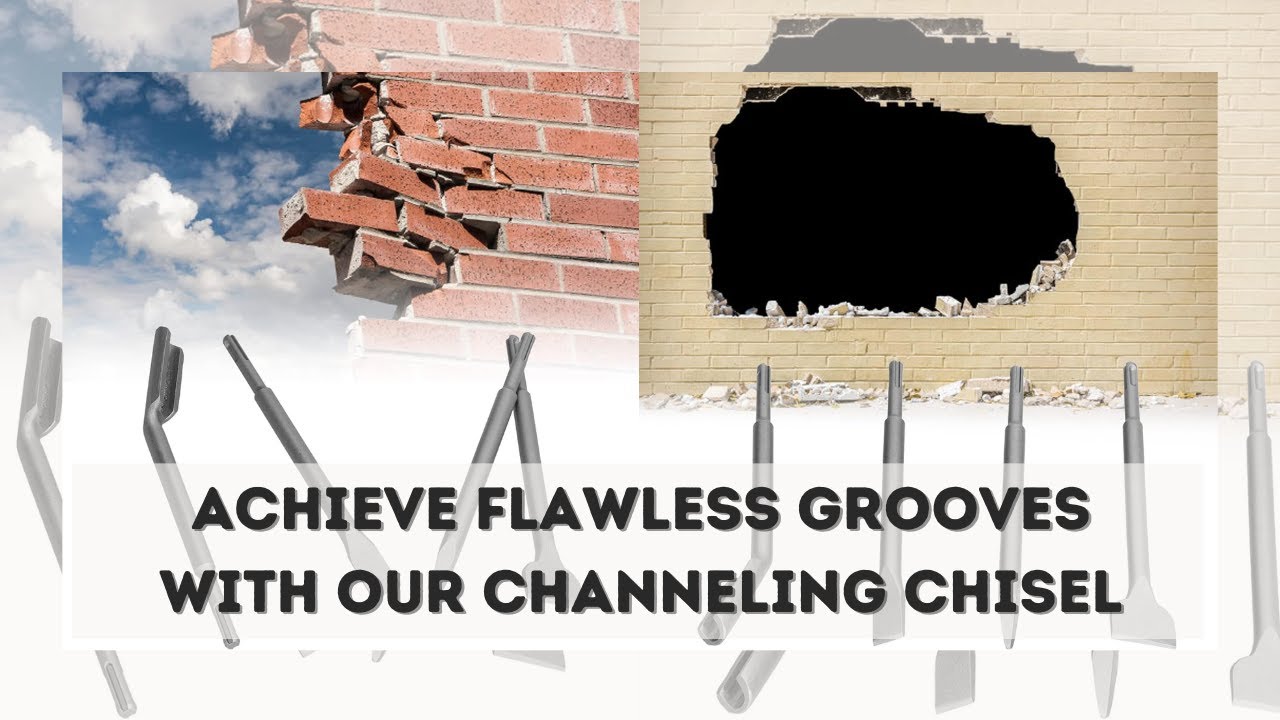 Channeling Chesil - Gouge Flat Chisel for Masonry Concrete Brick Stone ...