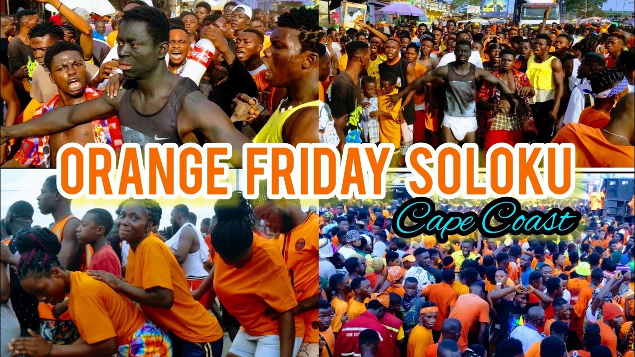 ORANGE FRIDAY street carnival @Cape Coast 2022//Orange friday street ...