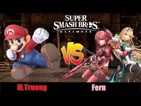 Super Smash Bros. Ultimate - Online Battles 452 (Mario Vs. Pyra ...