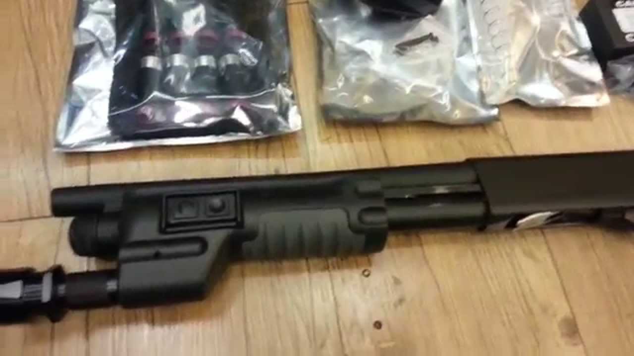 Cam870 with 4+1 18inch barrel - YouTube