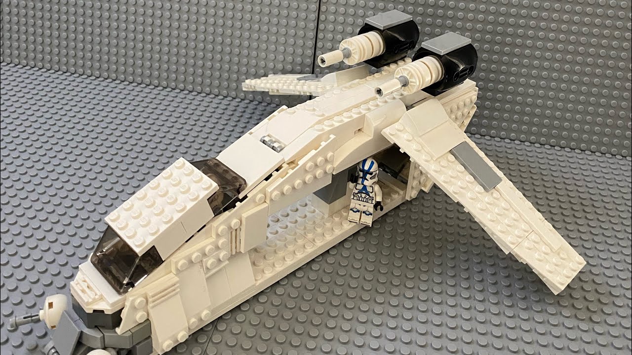 Custom Lego republic gunship moc. #legostarwars #gunship #lego #moc ...