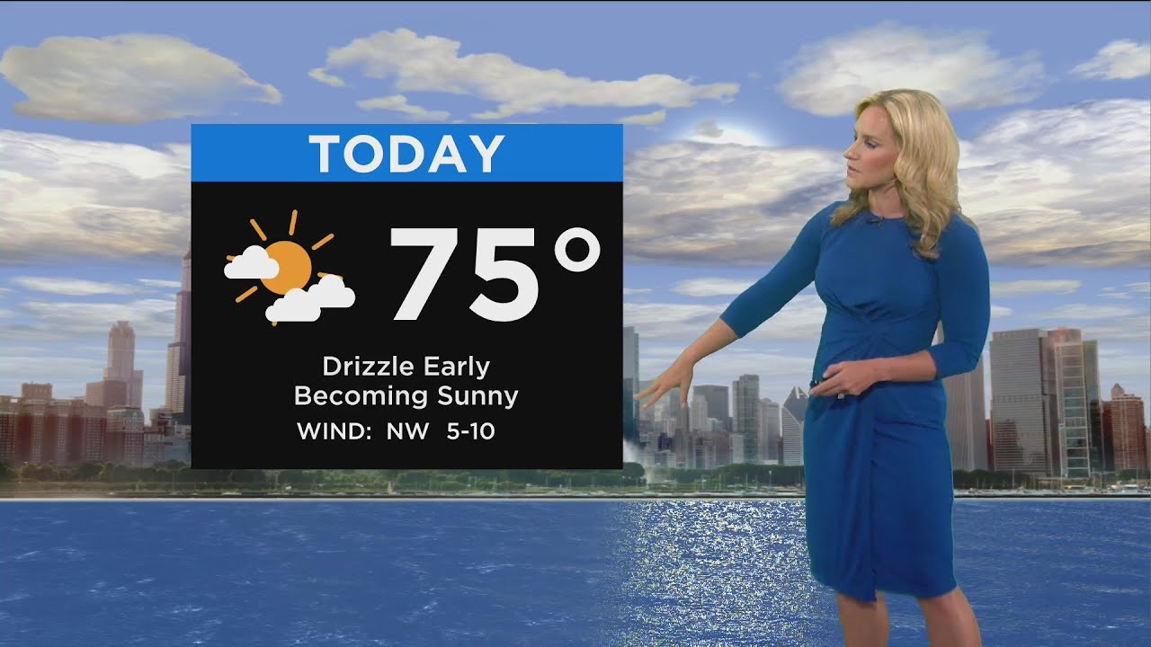 Chicago First Alert Weather: Early morning drizzle - YouTube