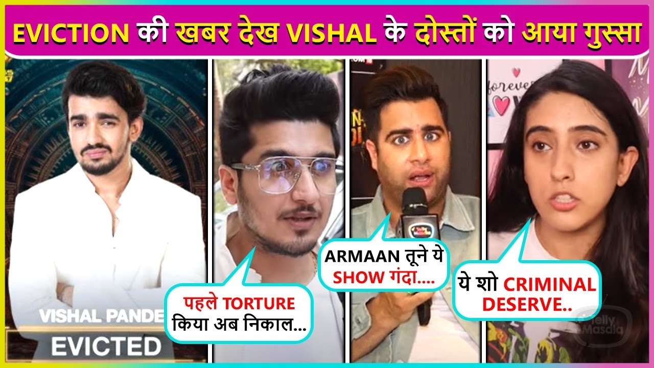 Bhavin, Sameeksha, Aliya, Rajiv ANGRY Reaction On Vishal's Eviction News From BBOTT 3 - YouTube