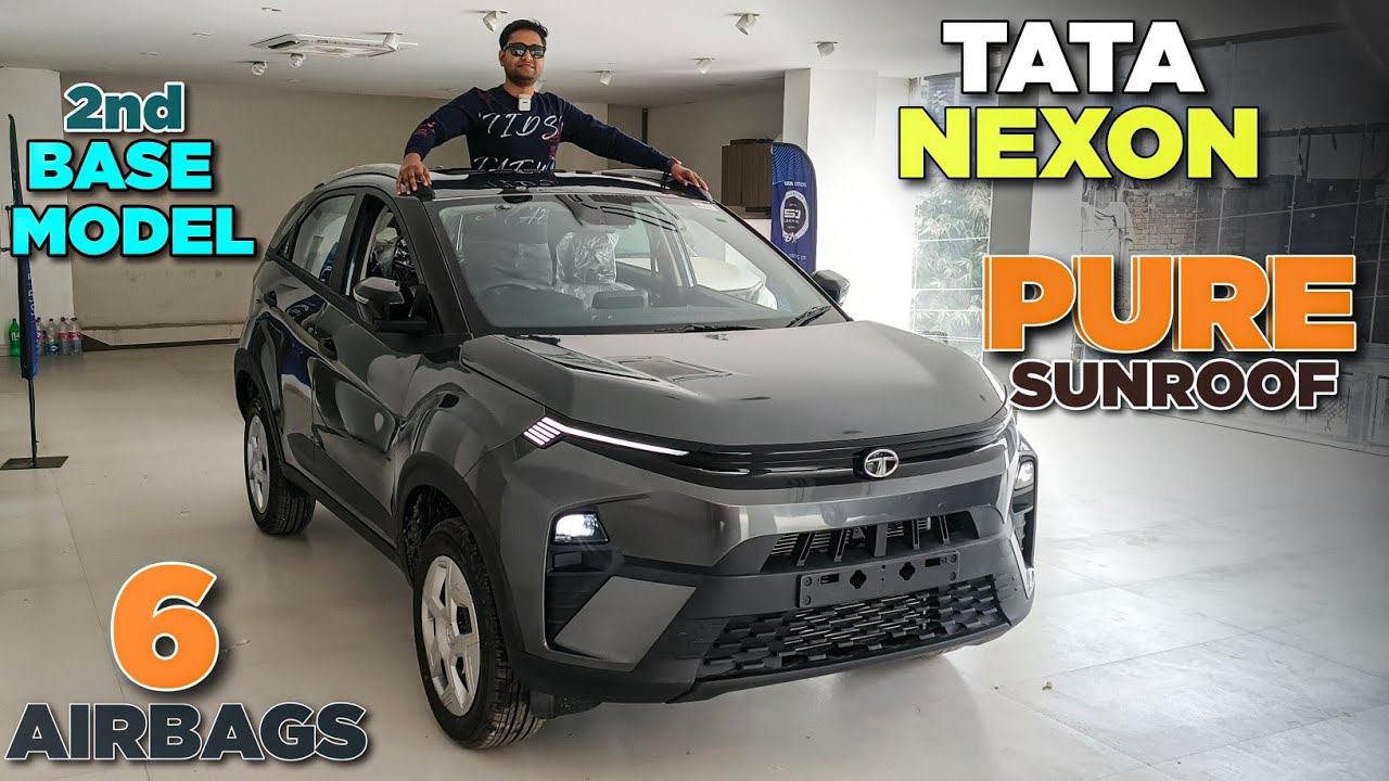 2024 Tata Nexon Pure S Variant Review and Walkaround 🔥 l Nexon 2nd base ...