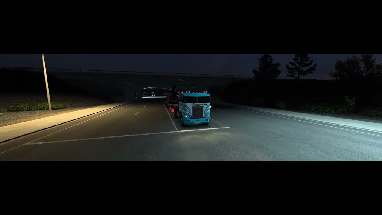 American Truck Simulator Day 15 Later that Night - YouTube