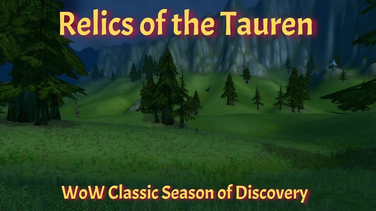 Relics of the Tauren/Druid Rune Of Fury of Stormrage--WoW Classic ...