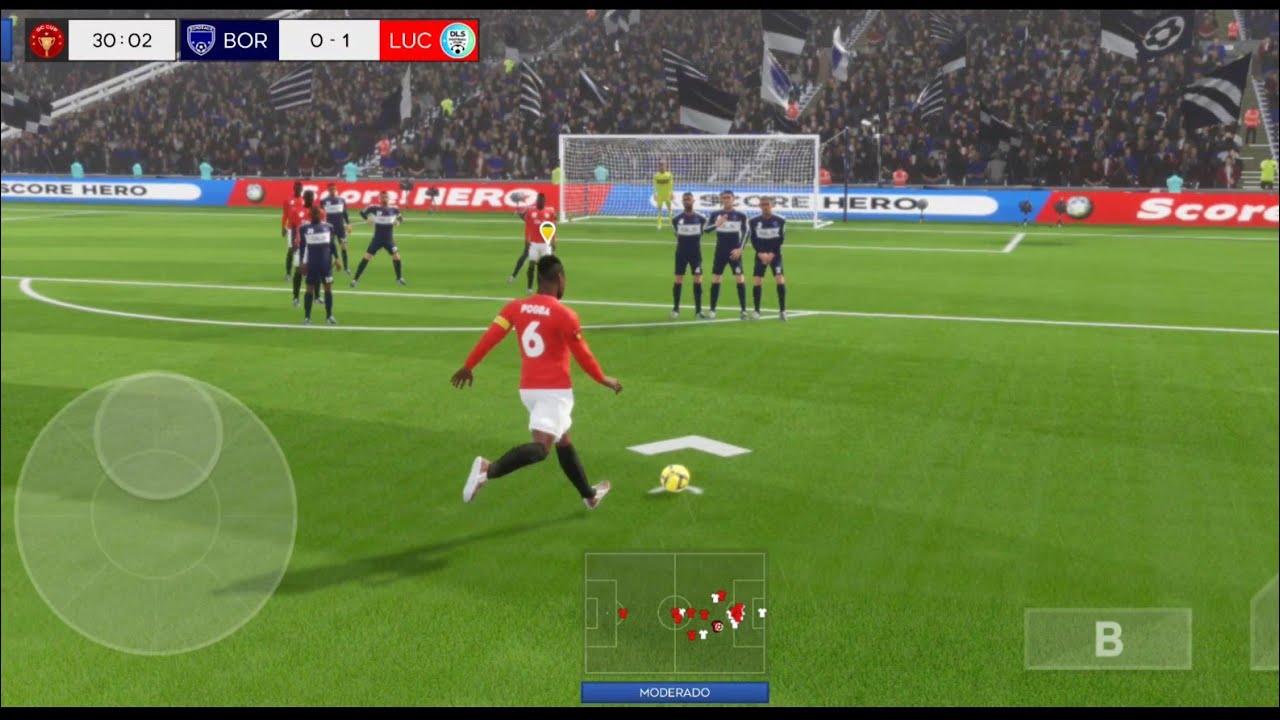 DLS 23 MODO CARREIRA MEU TIME VOLTOU A JOGAR BEM POGBA JOGOU MUITO ...