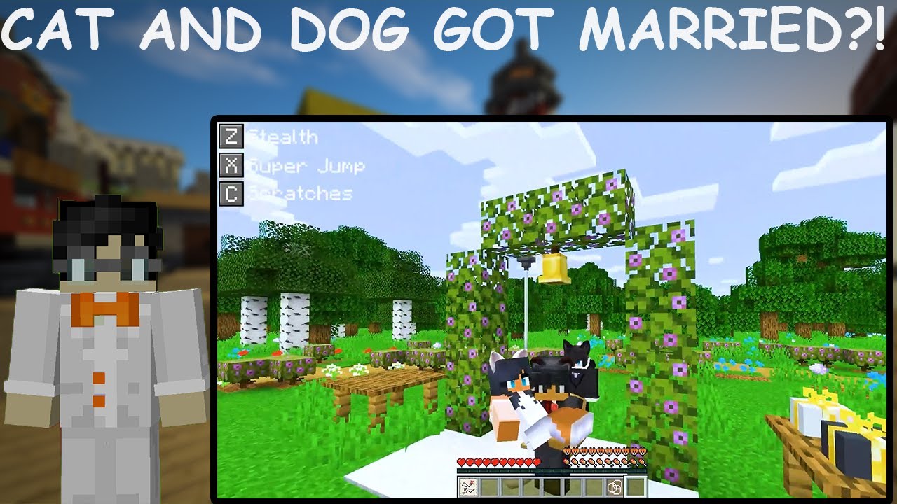 "THE CAT AND DOG GOT MARRIED?!?" | Reacting to Aphmau's Cat and Dog ...