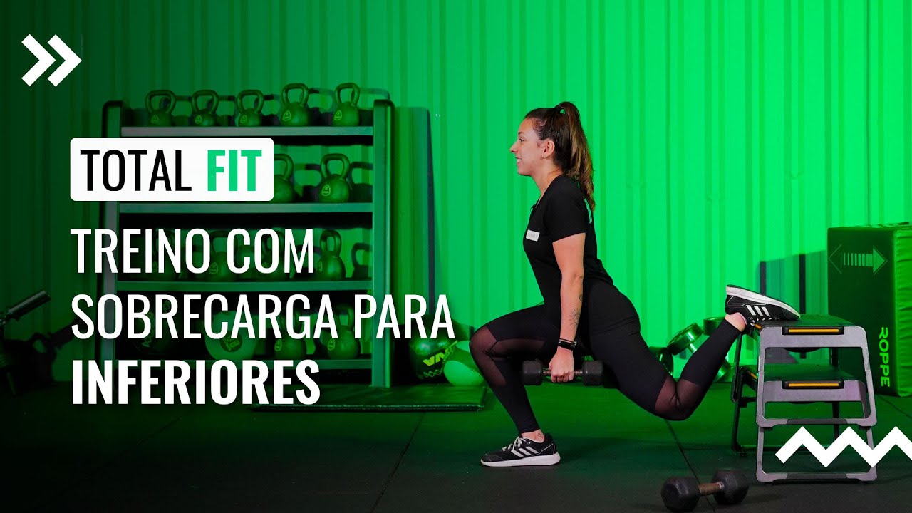 Treino com sobrecarga para inferiores - YouTube