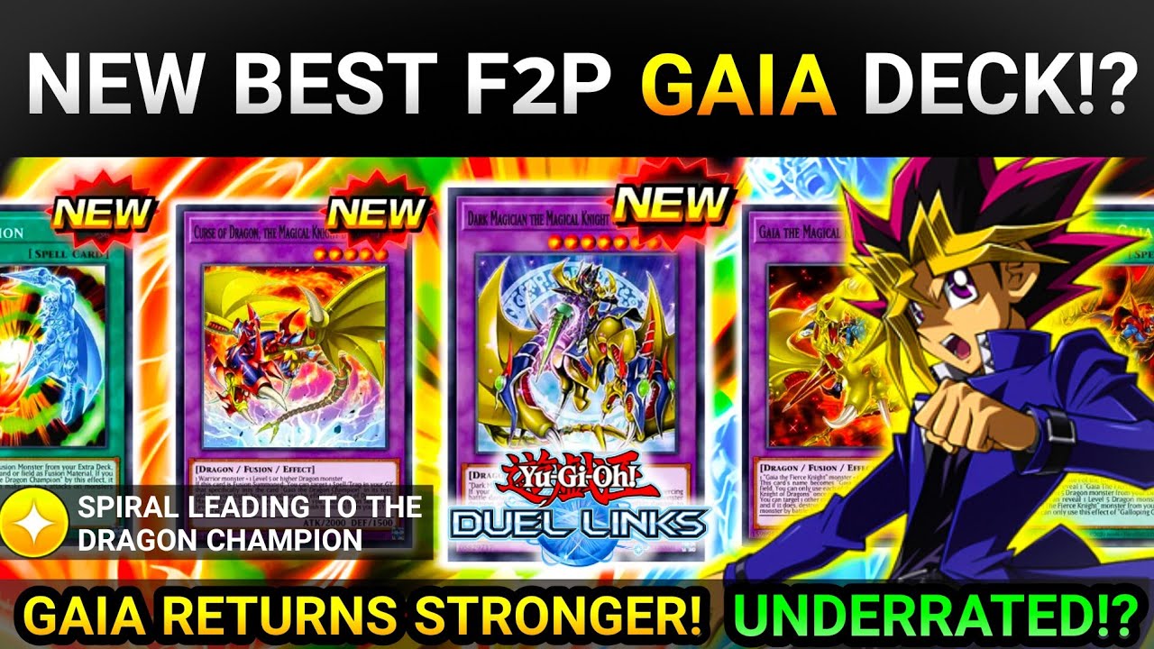 GAIA RETURNS! | NEW BEST F2P GAIA DECK!? | UNDERRATED? [Yugioh Duel ...
