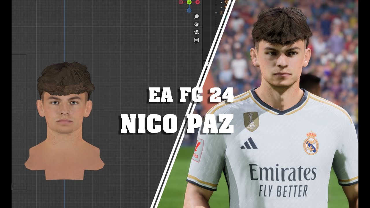 EA FC 24 | Face mods | Nico Paz TU18.2 - YouTube