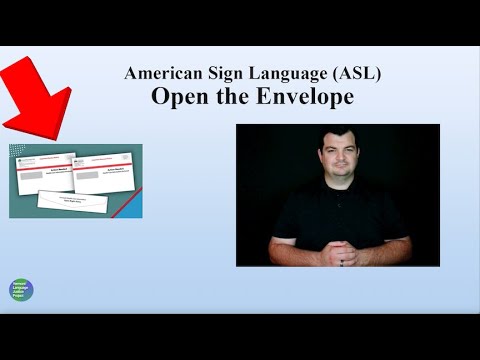 ASL: Open the envelope (WIth captions) - YouTube