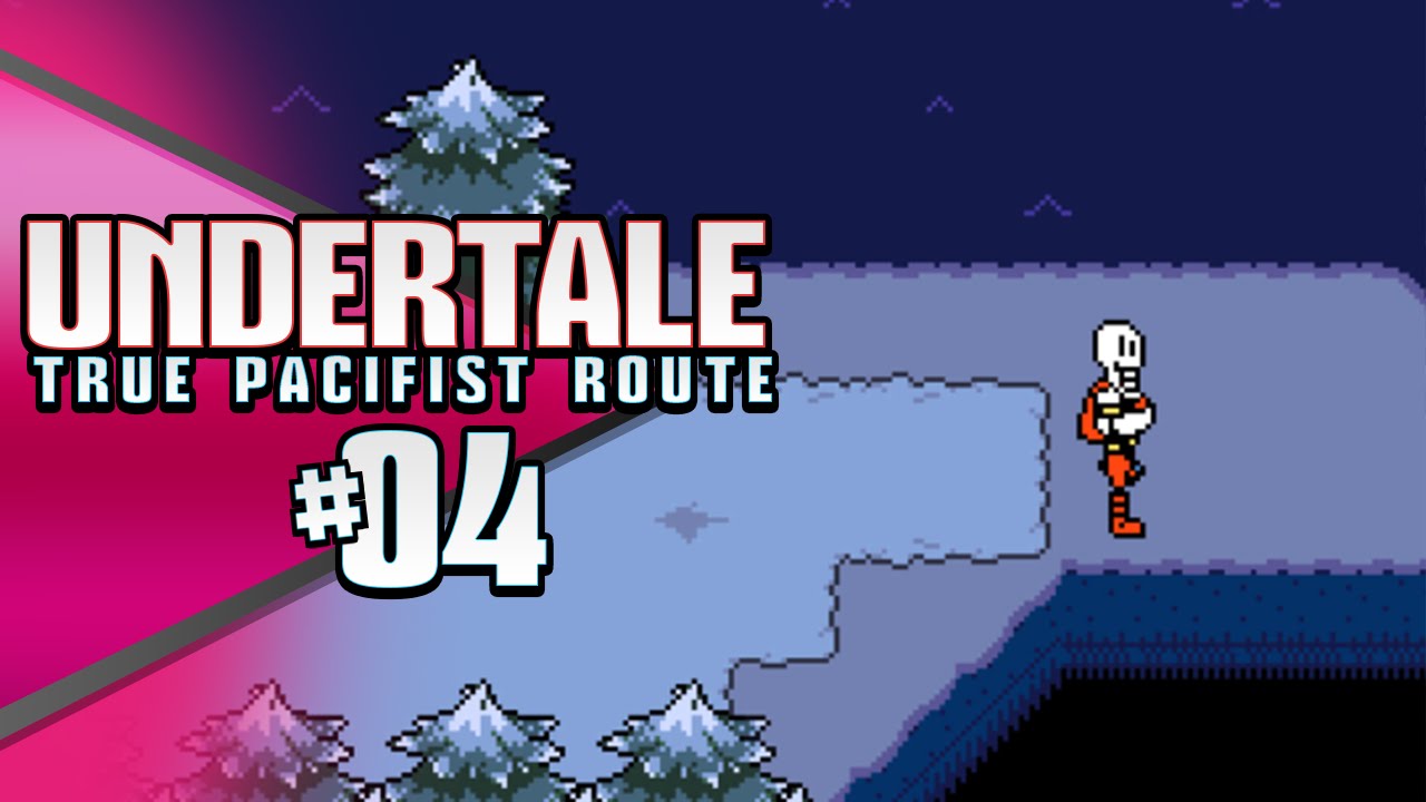 Undertale True Pacifist Route Playthrough #04: Papyrus Boss Fight - YouTube