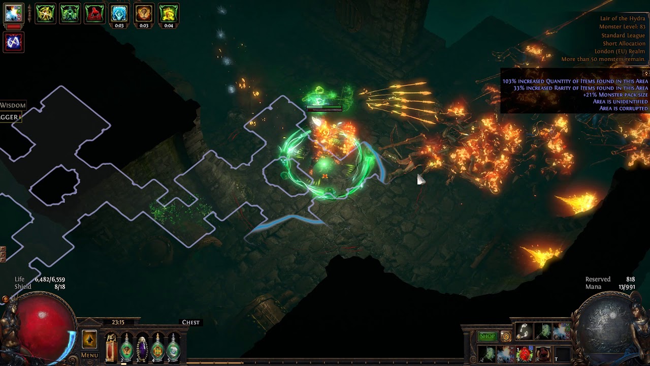 3.8 Blight poe -Elemental hit---Hydra - YouTube