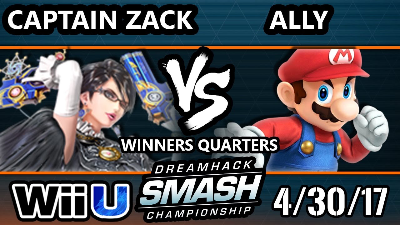 DHA 2017 SSB4 - C9 | Ally (Mario) Vs. Captain Zack (Bayonetta) Smash 4 ...