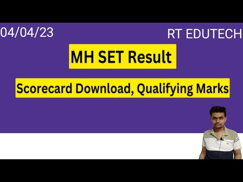MAHARASHTRA MH SET RESULT 2023 RELEASED DATE DECLARED,HOW TO CHECK ...