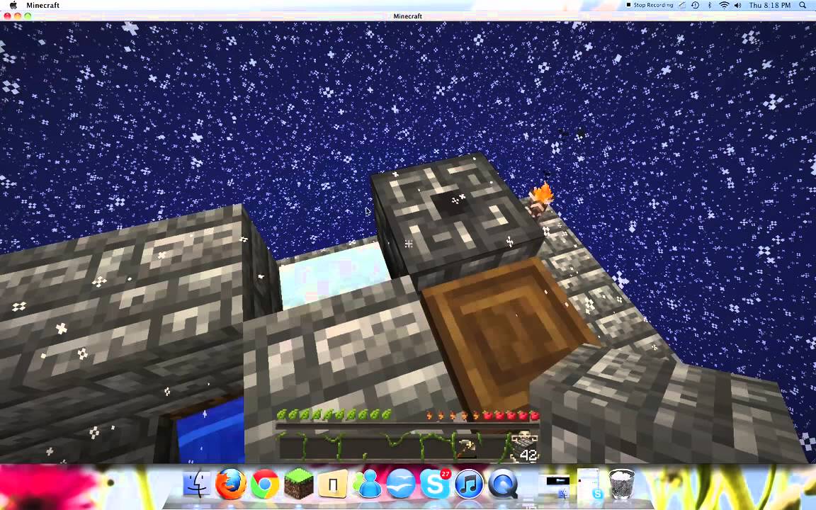 Minecraft:Skyblock Ep3 Lets Build A Bridge - YouTube