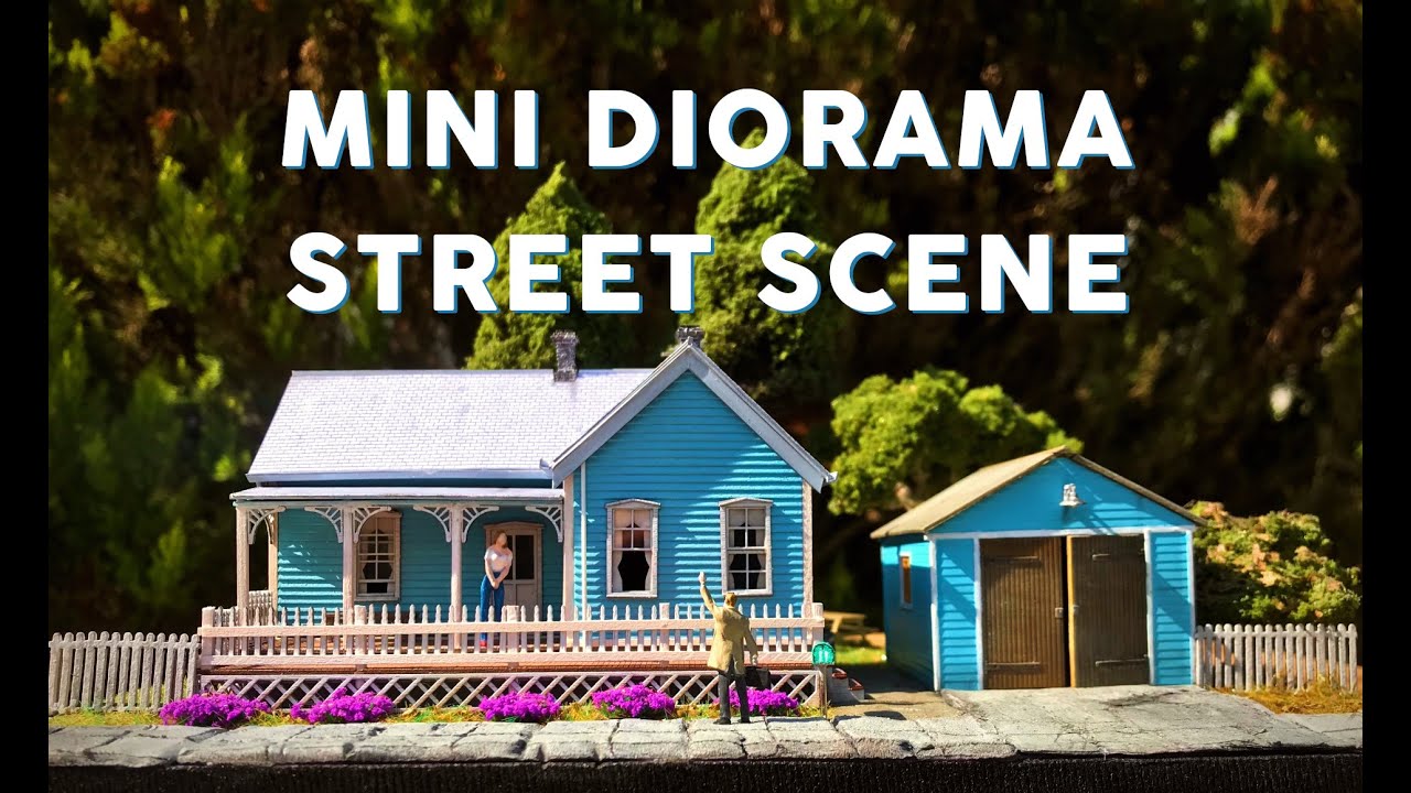 Mini Diorama Street Scene - YouTube