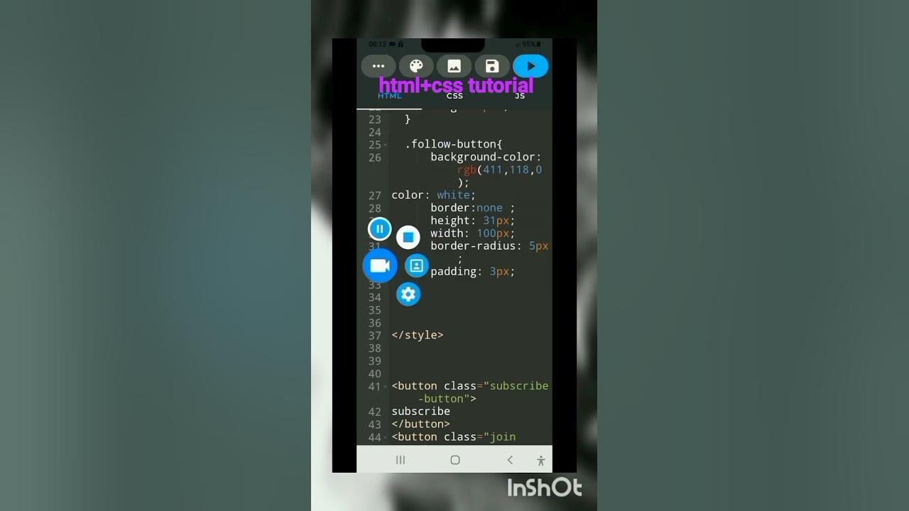 Csshtml Code Html Css Codingtutorial Youtube
