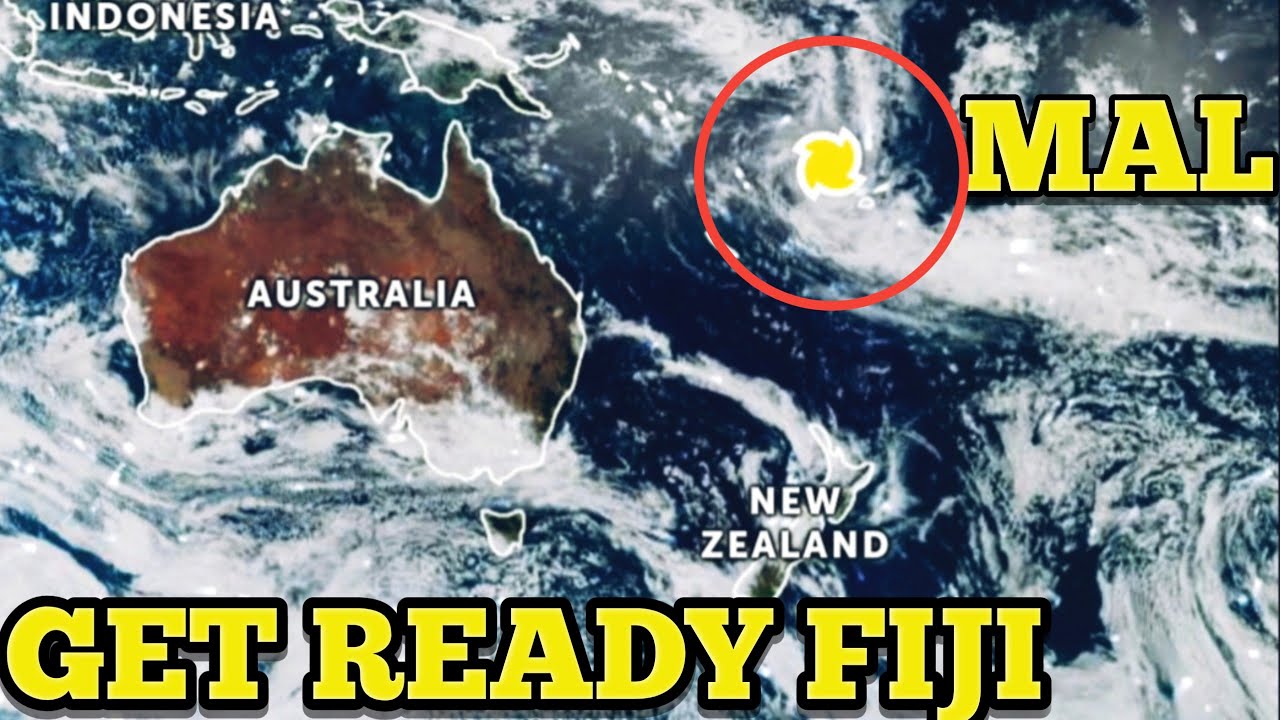 Tropical Cyclone Mal Nearing Fiji, Fiji Weather News - YouTube