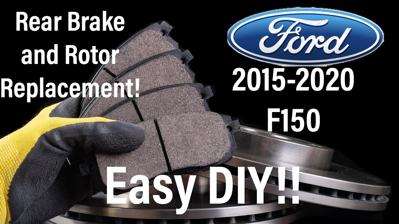How to REPLACE rear BRAKES on 2018 F150 (With Electric Parking Brake ...