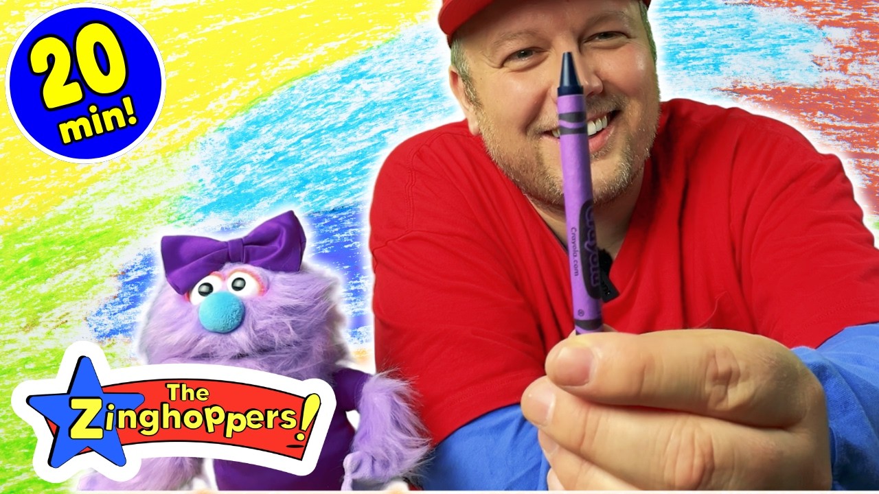 TODDLER Learning and Fun: Color With Me | LEARN COLORS With a Friendly ...