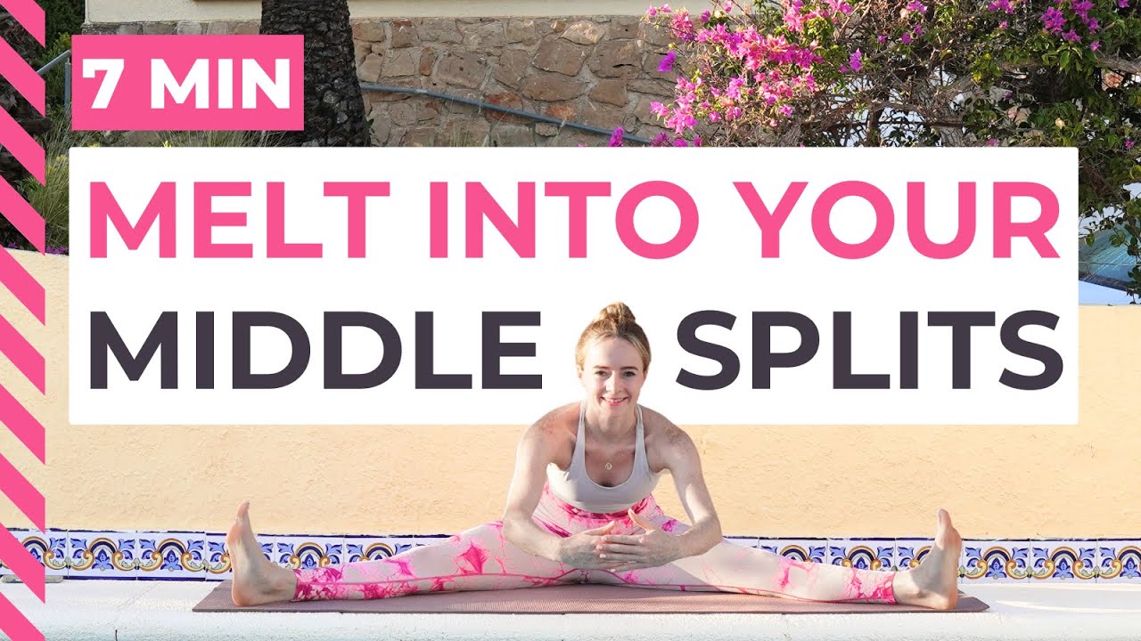 7 Min Yoga for Middle Splits | Deep Stretch for Tight Hips - YouTube
